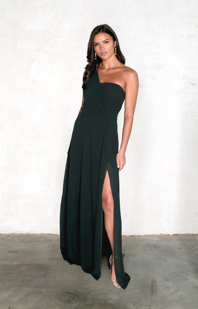 Maddox Gown - Forest Green