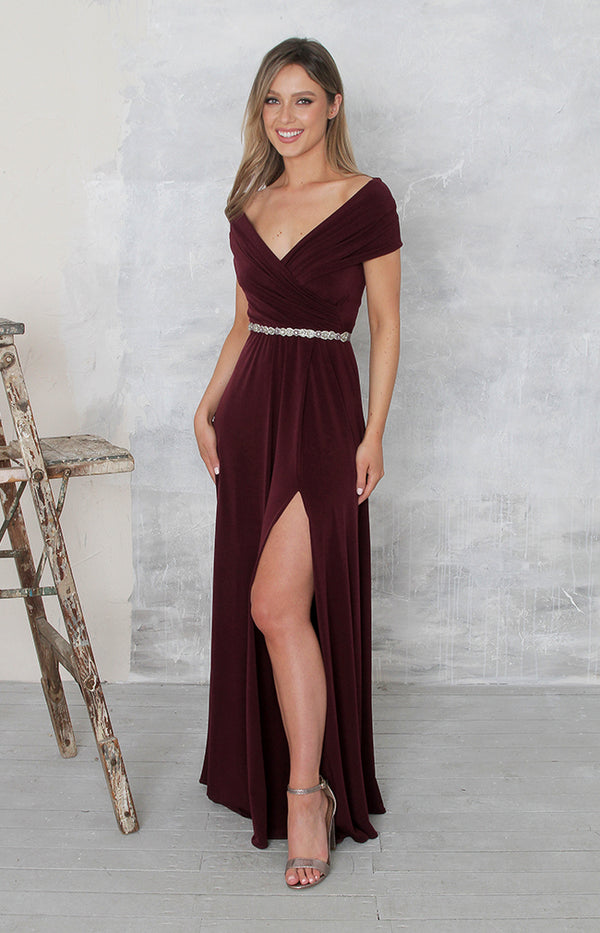 Yvette Gown - Plum